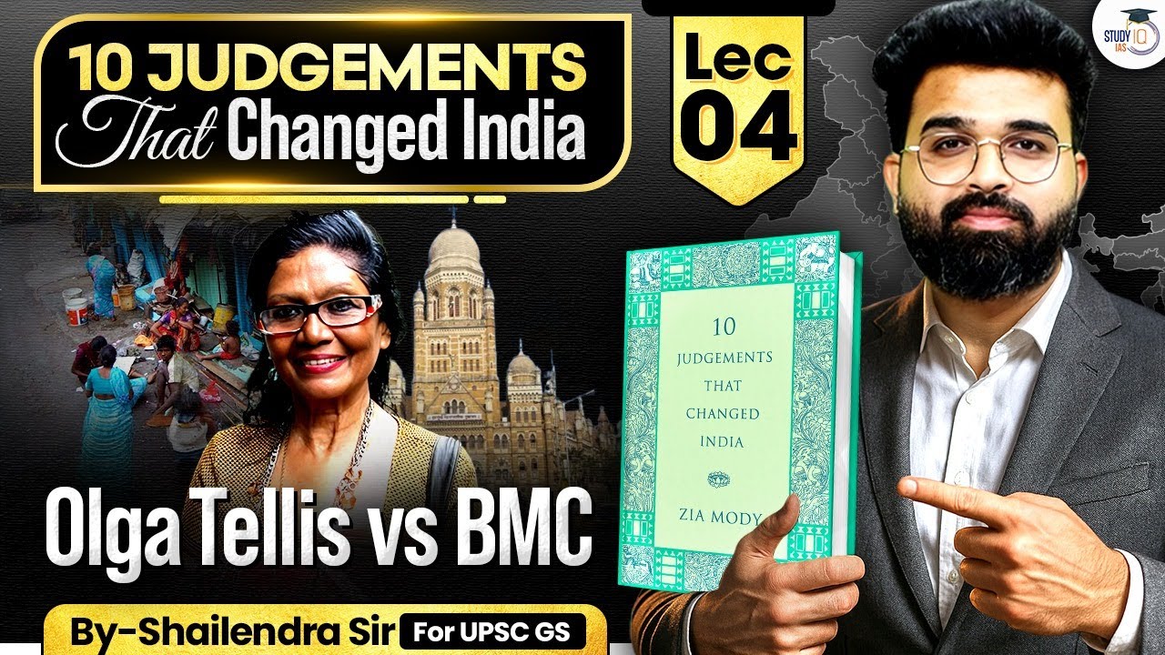 10 Judgements that Changed India | Olga Tellis vs BMC Case Explained ...