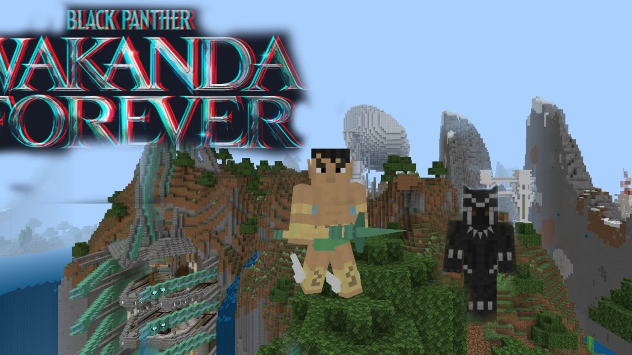 Black panther Wakanda forever addon for Minecraft PE bedrock - YouTube