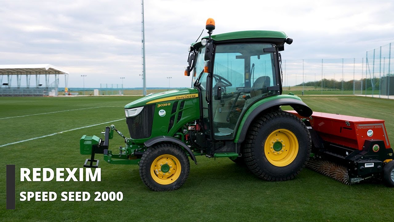 Redexim Speed Seed 2000, a nagypályás vetőgép - YouTube