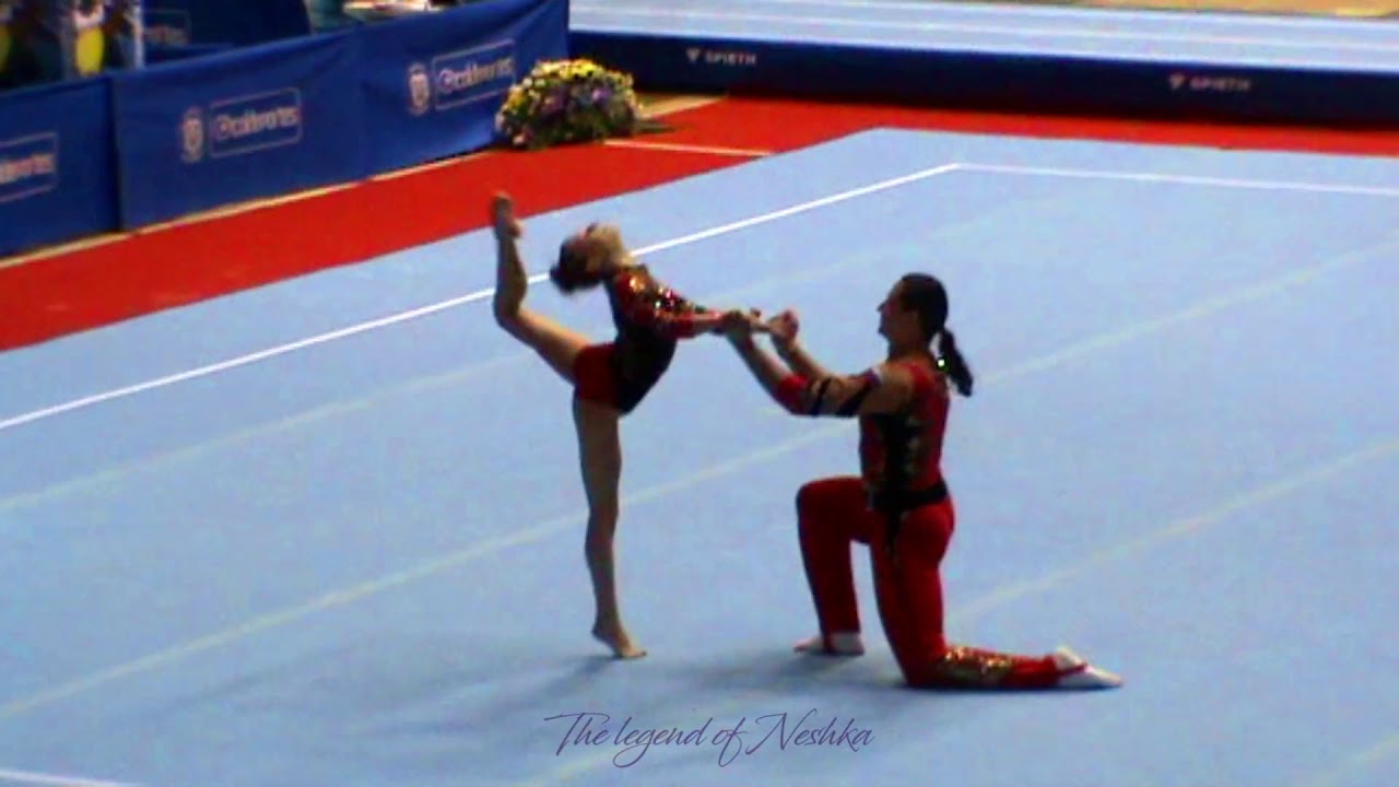 GURGENIDZE / CHERNOVA (RUS) - World Games Cali 2013 mixed pair dynamic ...