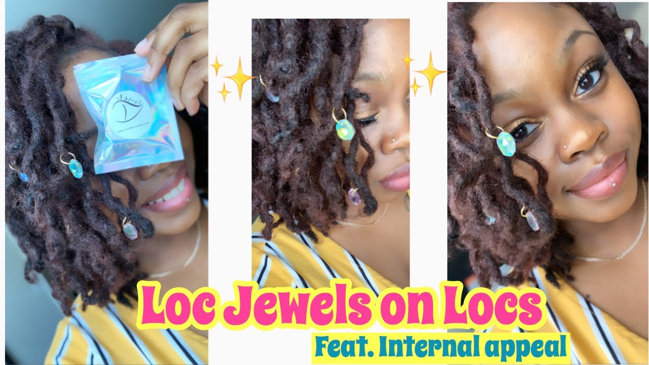 APPLYING LOC JEWELRY TO LOCS | SUPER EASY | FEAT. INTERNAL APPEAL - YouTube