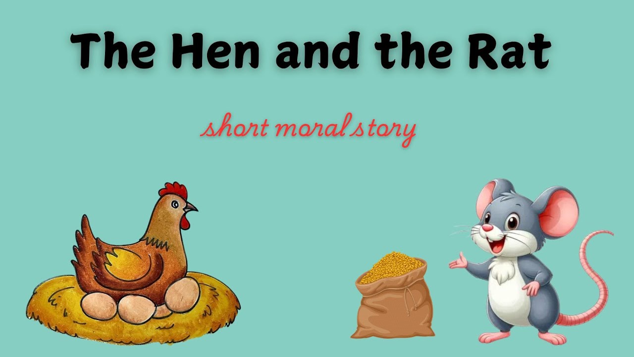 The Hen and the Rat || Short Moral Stories For Kids || English Story ...