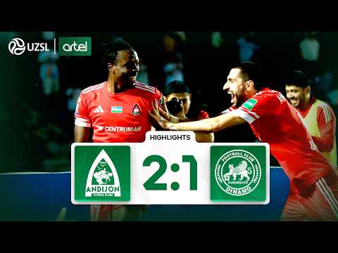 Superliga 10-tur. Andijon - Dinamo bahsida kiritilgan gollar va xavfli vaziyatlar (Highlights)