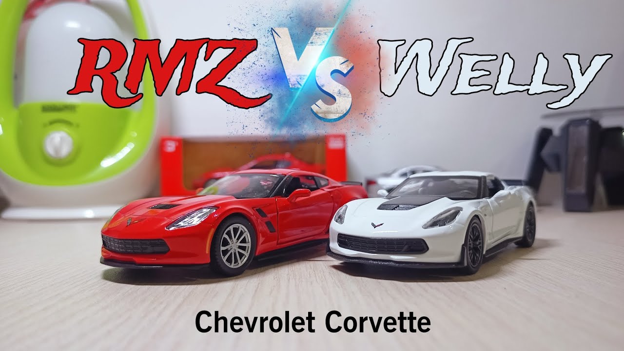 RMZ City VS Welly Nex. Review & Komparasi Diecast Chevrolet Corvette ...