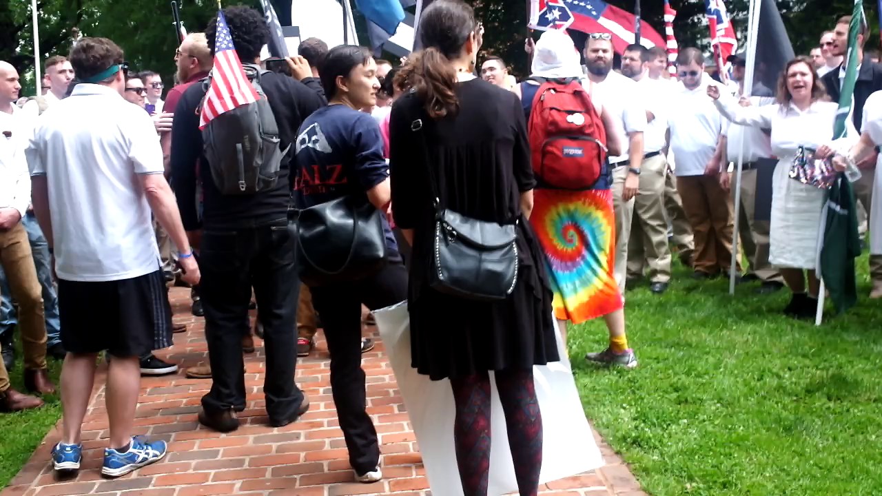Alt-Right Protest (Charlottesville, VA) May 13th, 2017 - YouTube