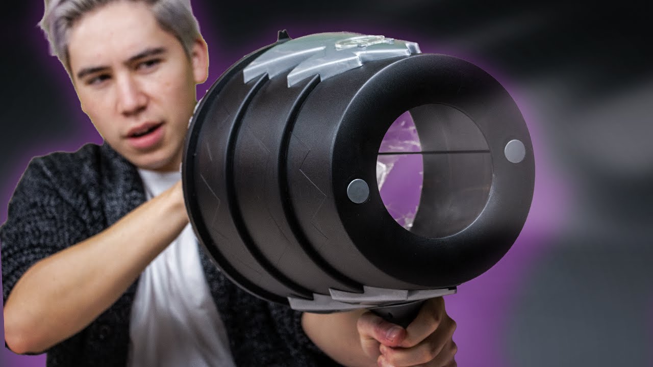 EXTREMELY DANGEROUS AIR CANNON GUN - Air Bullet Assault - YouTube