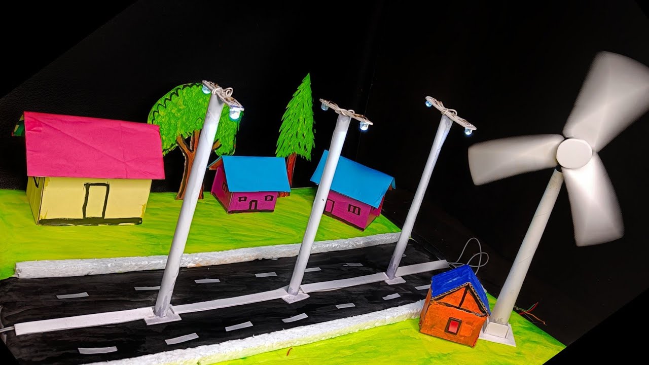 How to make windmill for school project | How to make windmill | School ...