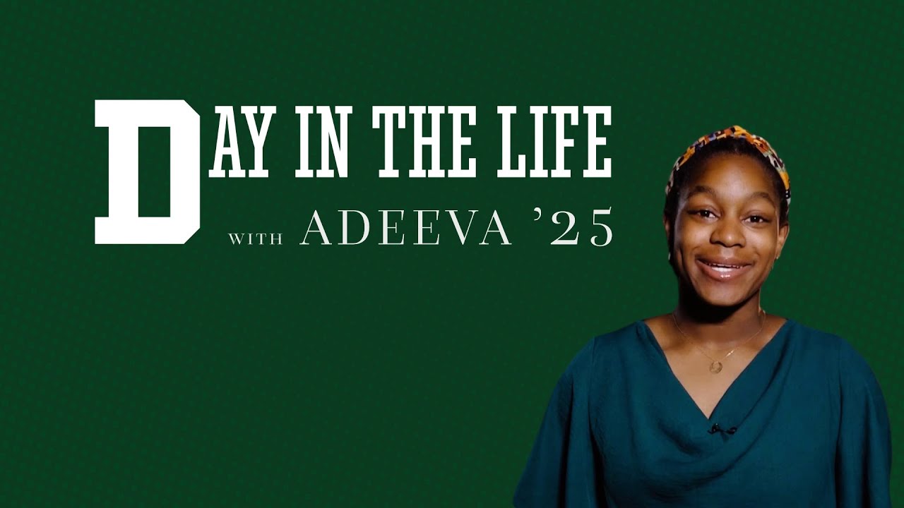 Adeeva '25 | Day in the Life at Deerfield Academy - YouTube
