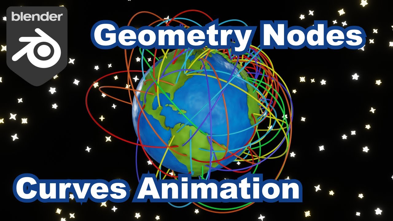 Blender Geometry Nodes: Earth Curves Animation - YouTube