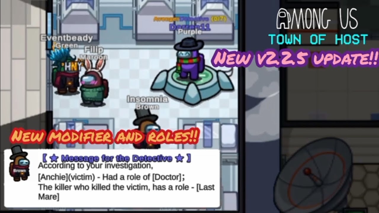 New ROLES and MODIFIERS are AMESOME in Among Us!! 🤓🔥 | TOH v2.2.5 ...