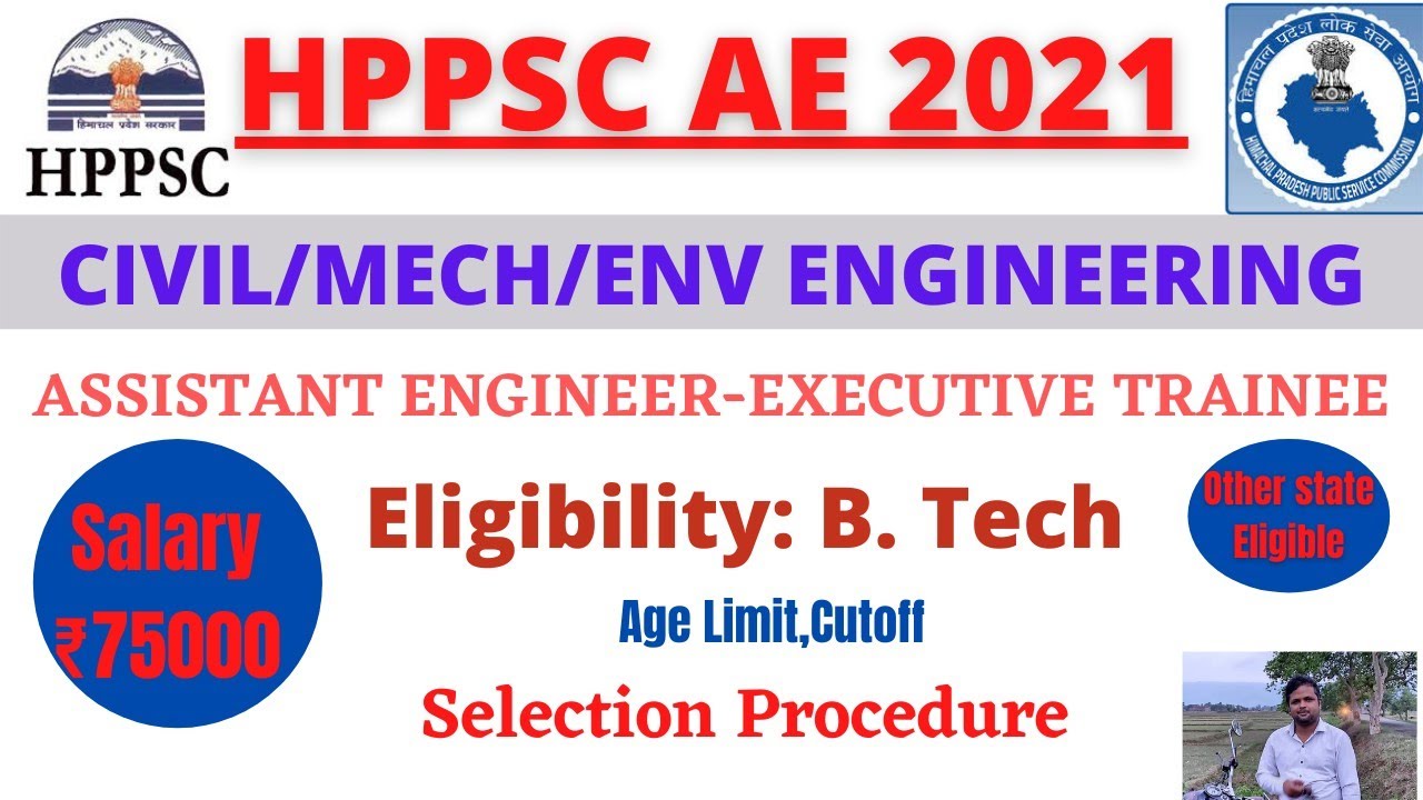 HPPSC AE VACANCY|HPPSC LATEST NOTIFICATION 2021|HPPCL AE|HPPCS SYLLABUS ...