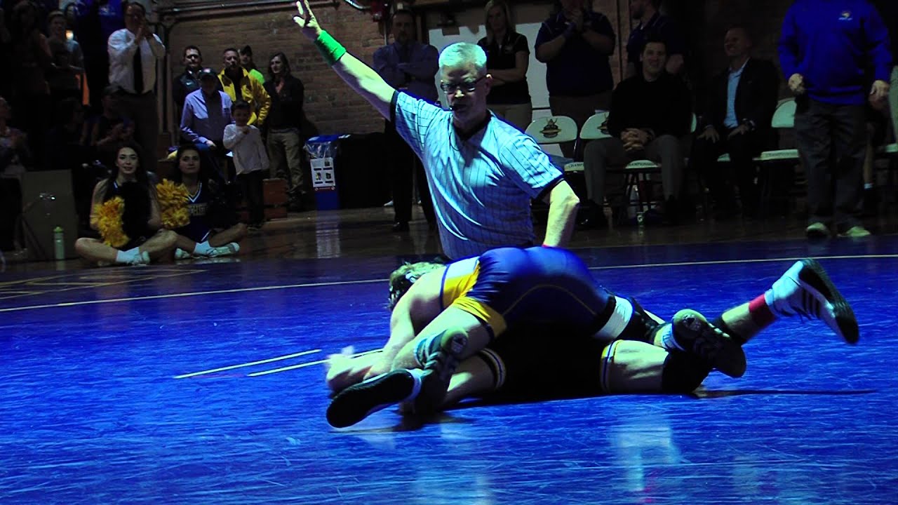 UNI wrestling - Dylan Peters - YouTube