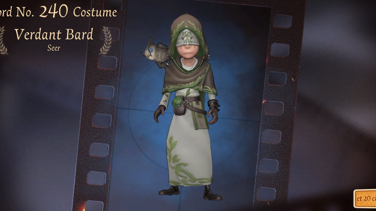 How could I miss this cool B tier skin of Seer T.T | Identity V | Seer ...