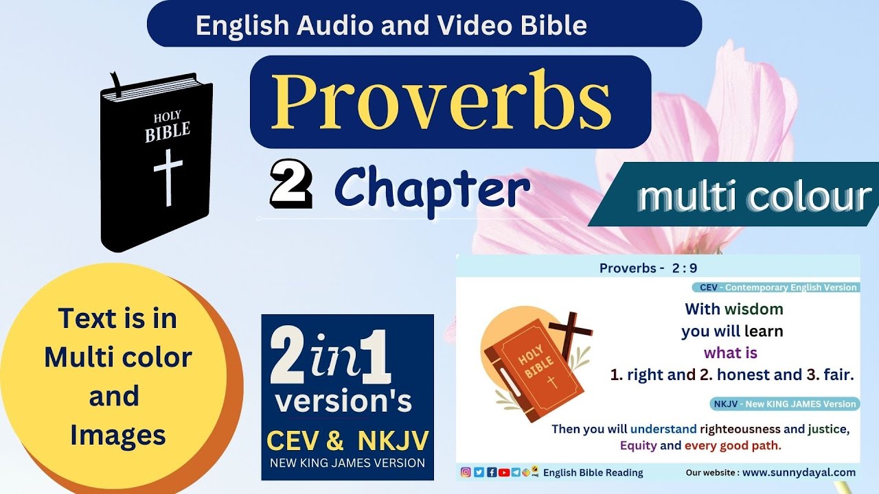 PROVERBS CHAPTER 2 /Holy Bible/nkjv/cev - YouTube