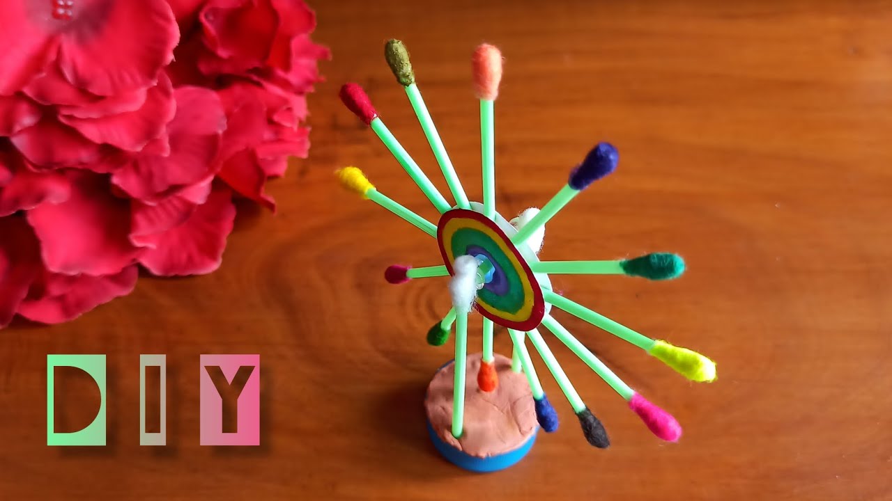 DIY simple & Beautiful Windmill craft || Spinning ferris wheel 🌀 - YouTube