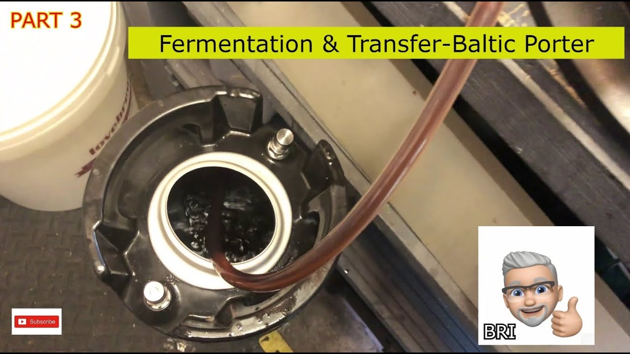 6# Part 3 Fermentation & Transfer Baltic Porter - YouTube