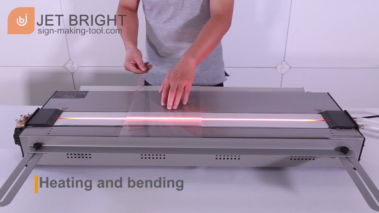 JET BRIGHT Acrylic Bending Machine Size 700mm / 1300mm - YouTube