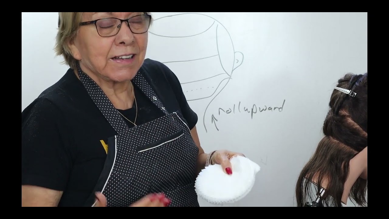 A to Z Cosmetology Spiral Perm Wrap With Loop Rods - YouTube