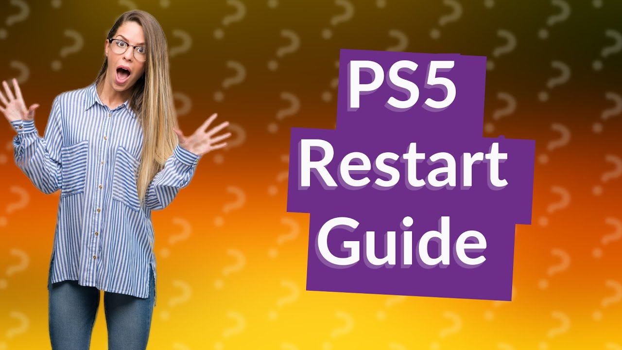 How to restart PS5 with button? - YouTube