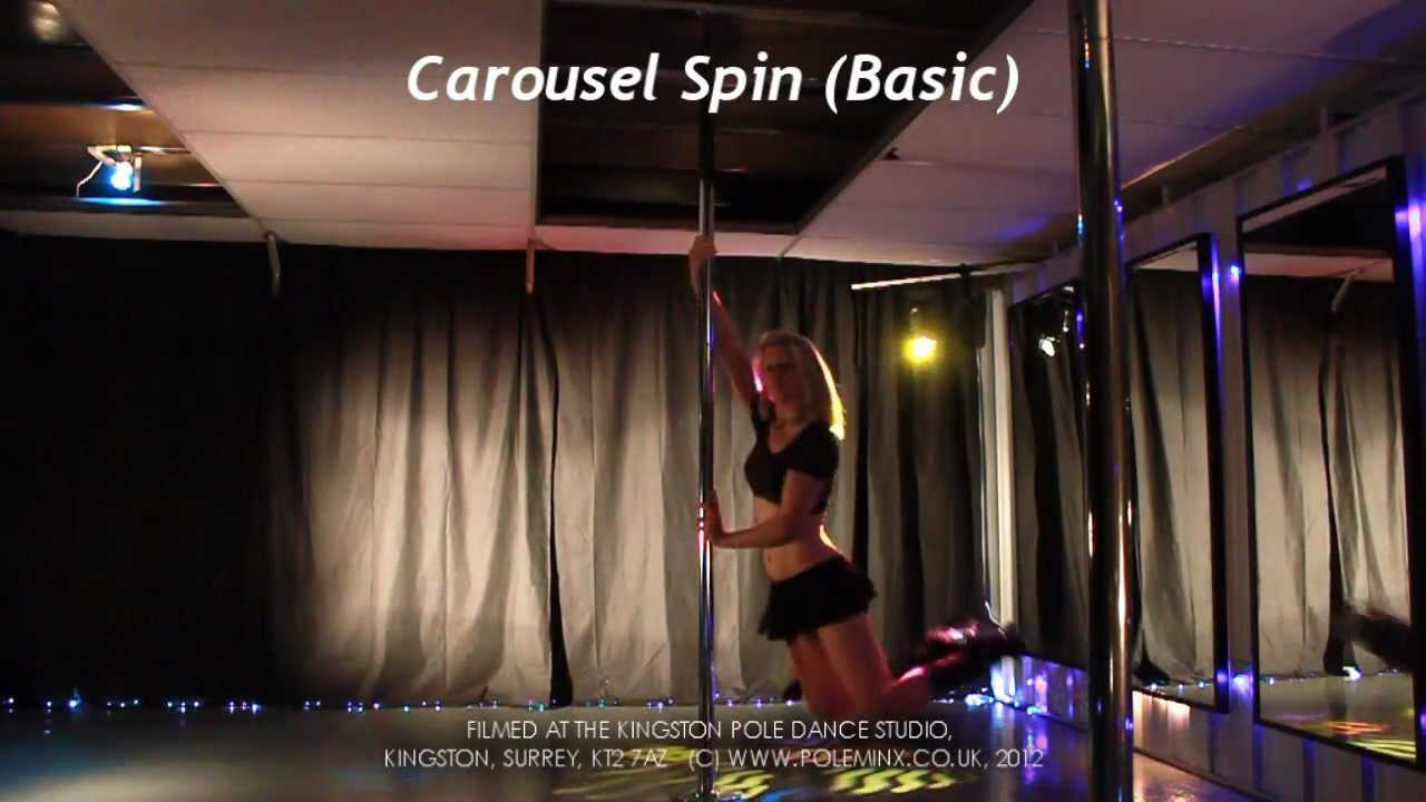 Carousel Spin. Pole Dancing Moves Demo Trick - YouTube