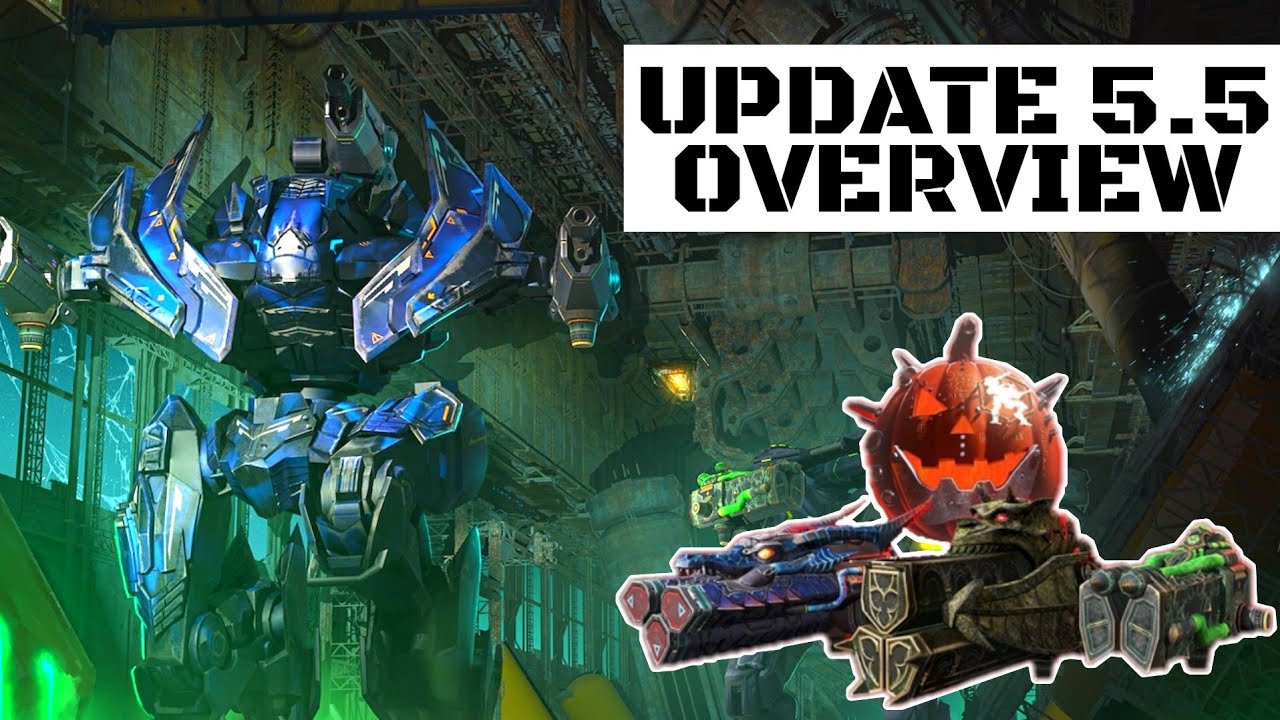 NEW War Robots Update 5.5 OVERVIEW-Halloween Update, Leech pilot, And ...