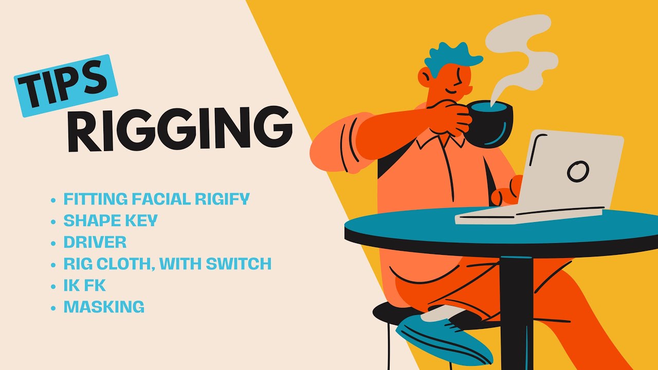 TIPS RIGGING - (FITTING FACIAL RIGIFY,SHAPE KEY,DRIVER,RIG CLOTH,IK FK ...