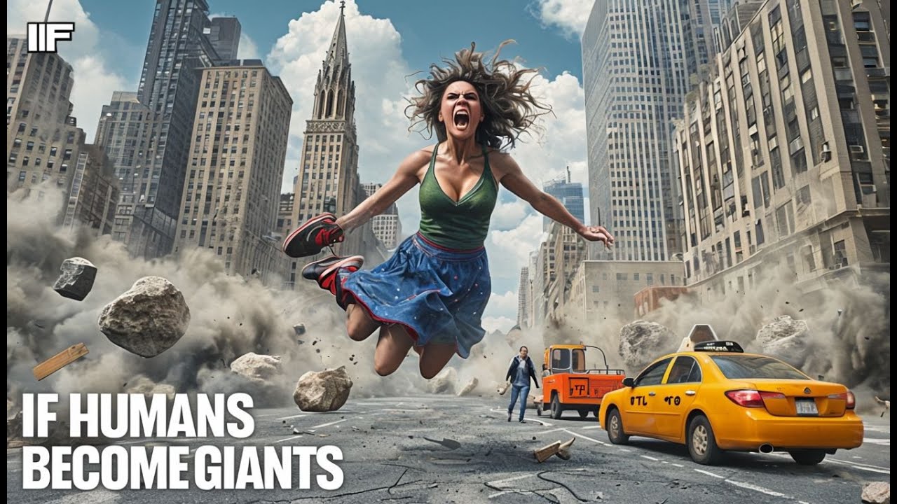 What If Humans Suddenly Became as Big as Dinosaurs? - YouTube