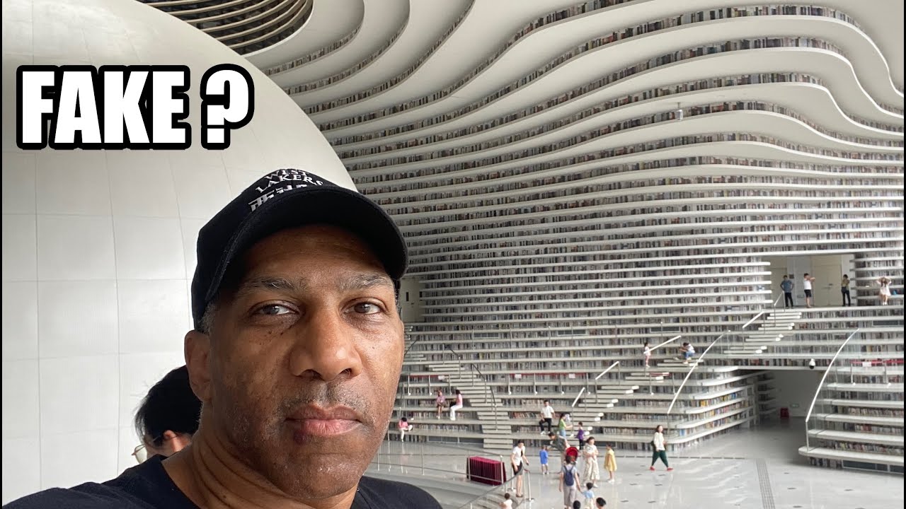 Fake News ALERT! Is China's Binhai Library Fake? - YouTube