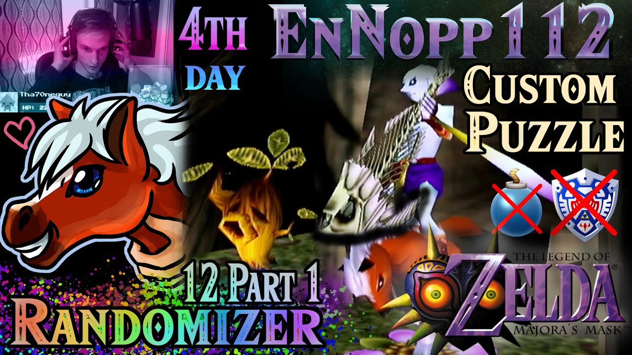Zelda MM Randomizer 12 Part 1 (Custom made 30h+ HARDEST PUZZLE) - YouTube