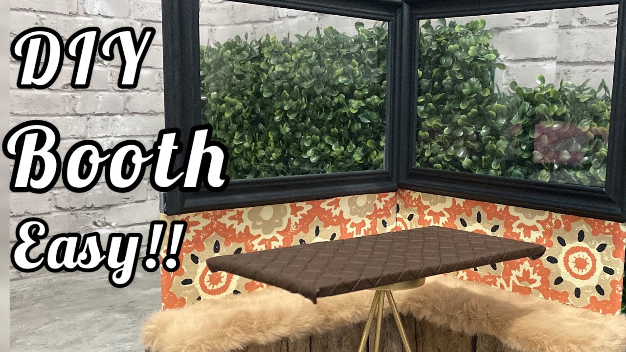 DIY Restaurant Booth for Barbie Dolls - YouTube
