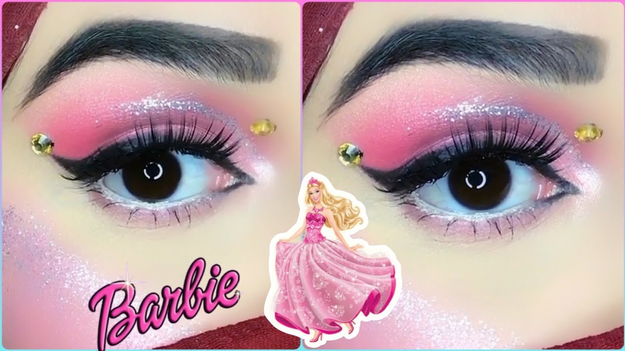 Barbie Makeup Tutorial || Barbie inspired Eyemakeup look By kanwal ijaz ...
