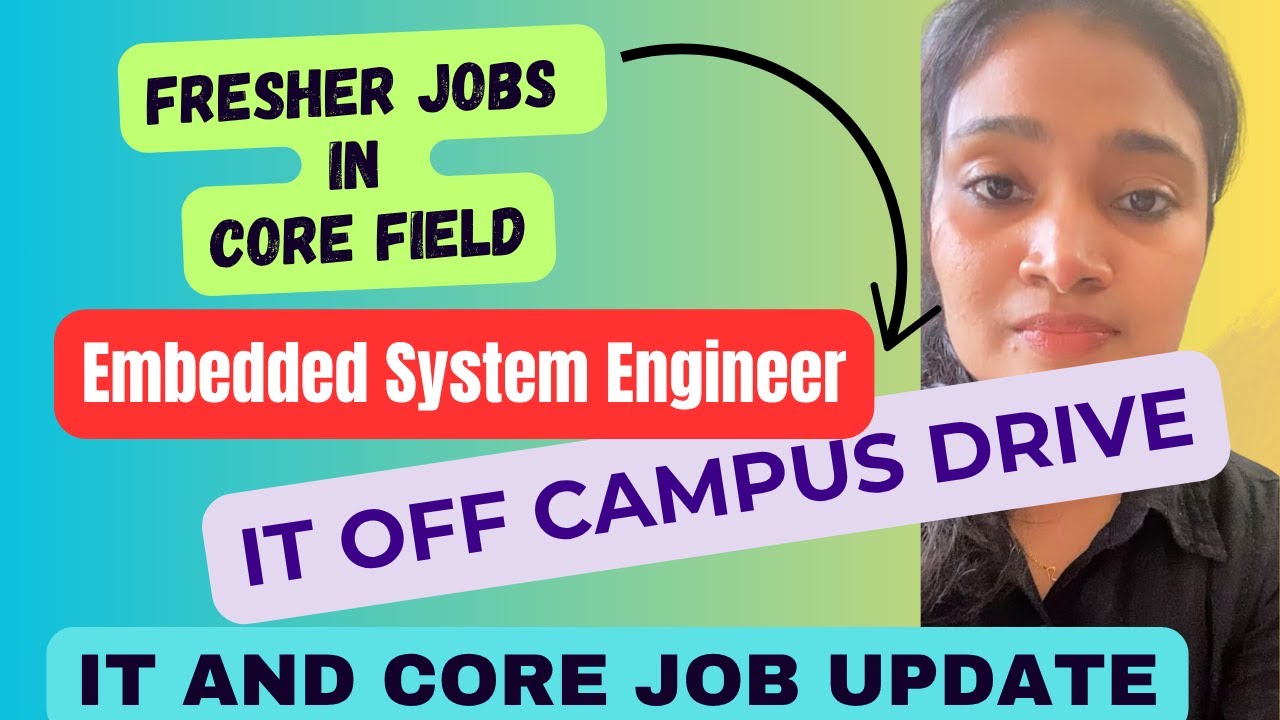 Embedded Fresher Jobs| IT JOBS - YouTube