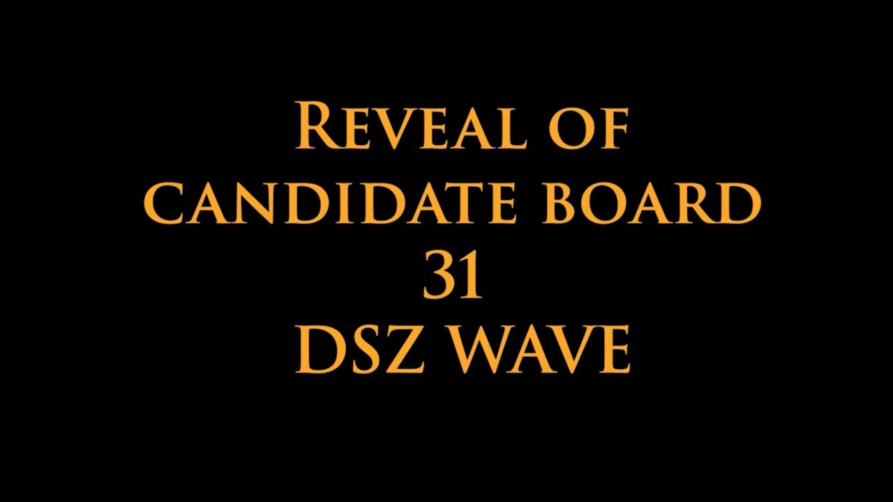Reveal of the 31st candidate board of DSZ WAVE - YouTube
