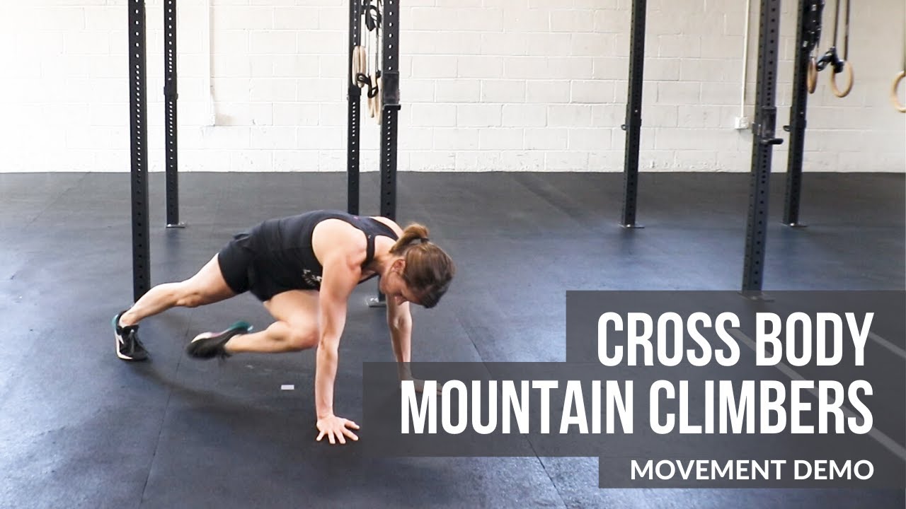 Cross Body Mountain Climbers Movement Demo - YouTube