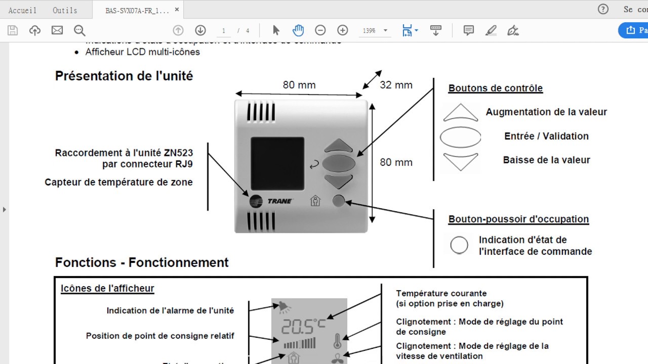 TRANE ZSM 11-1 - YouTube