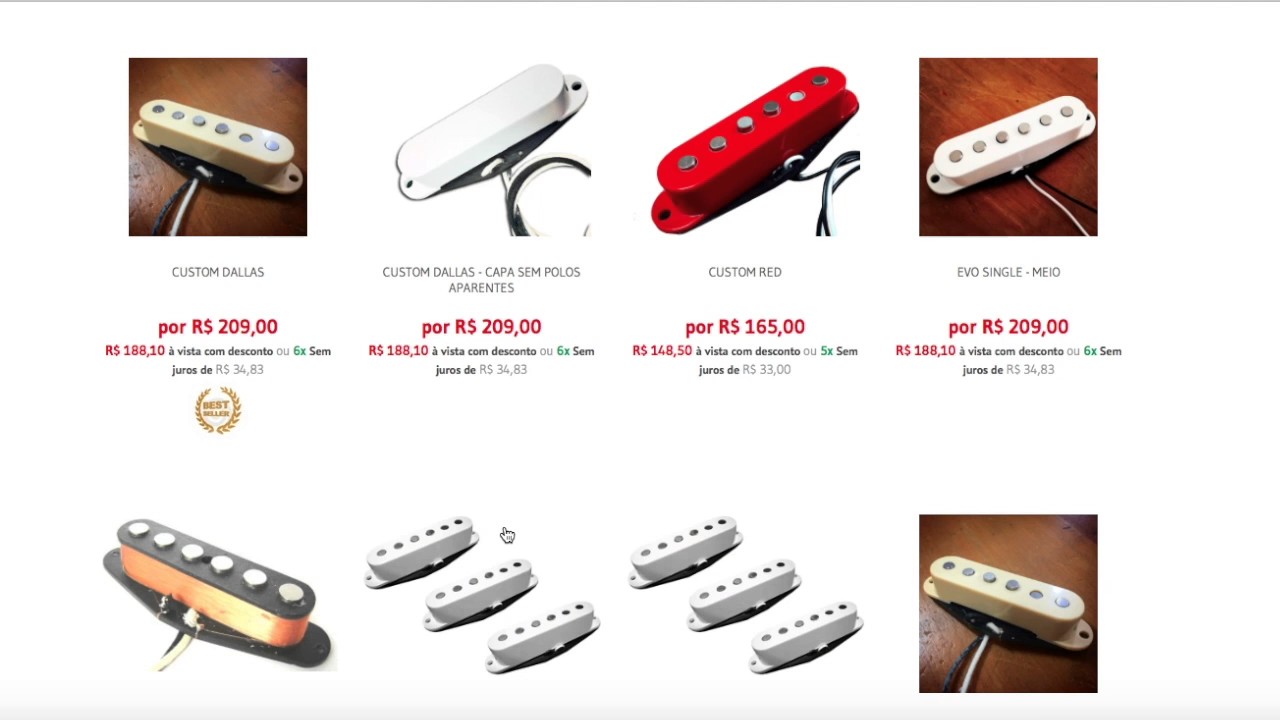 Top 5 - Tipos de Captadores - YouTube