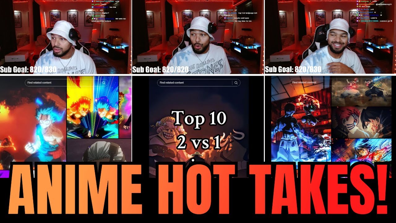 TOP 10 2V1 IN ANIME! | ANIME HOT TAKES! - YouTube