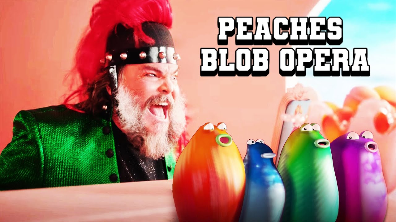 Jack Black - Peaches (The Super Mario Bros. Movie) - Blob Opera - YouTube