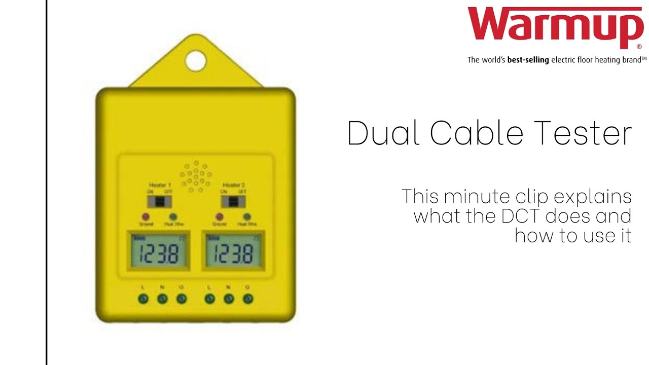 Warmup's Dual Cable Tester - YouTube