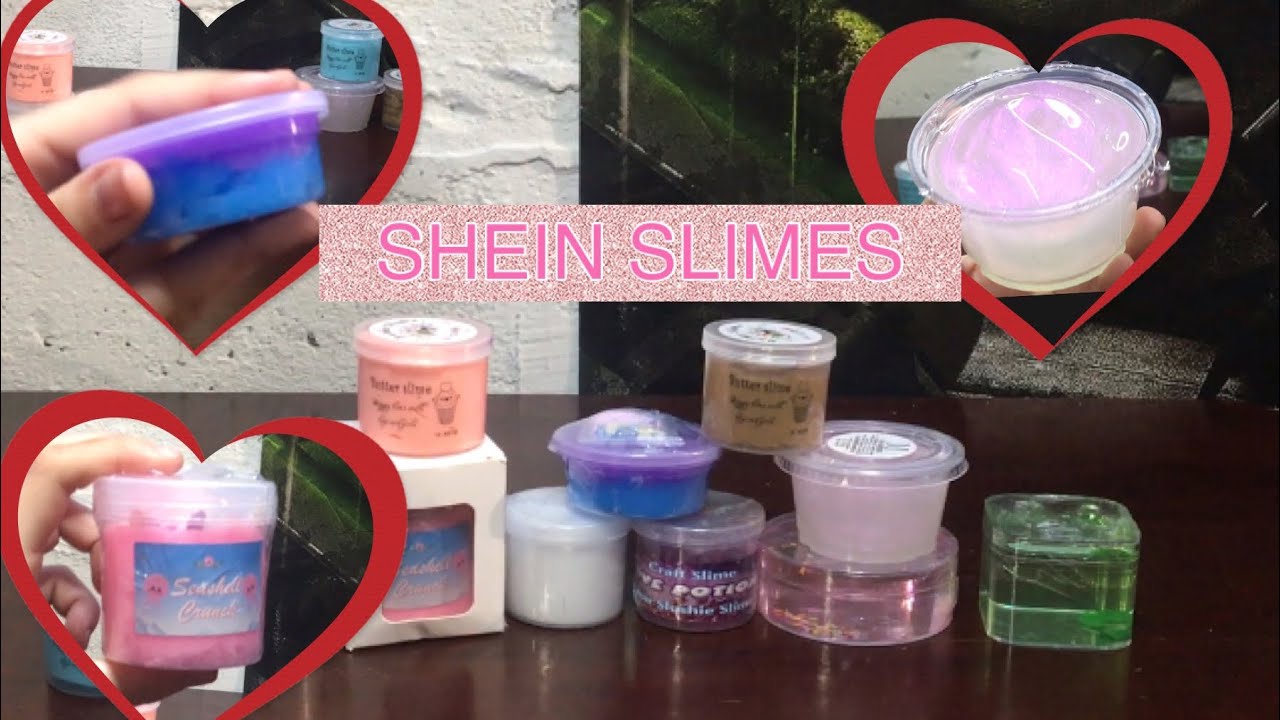 SLIME REVIEWS FROM SHEIN— ft Ayden - YouTube