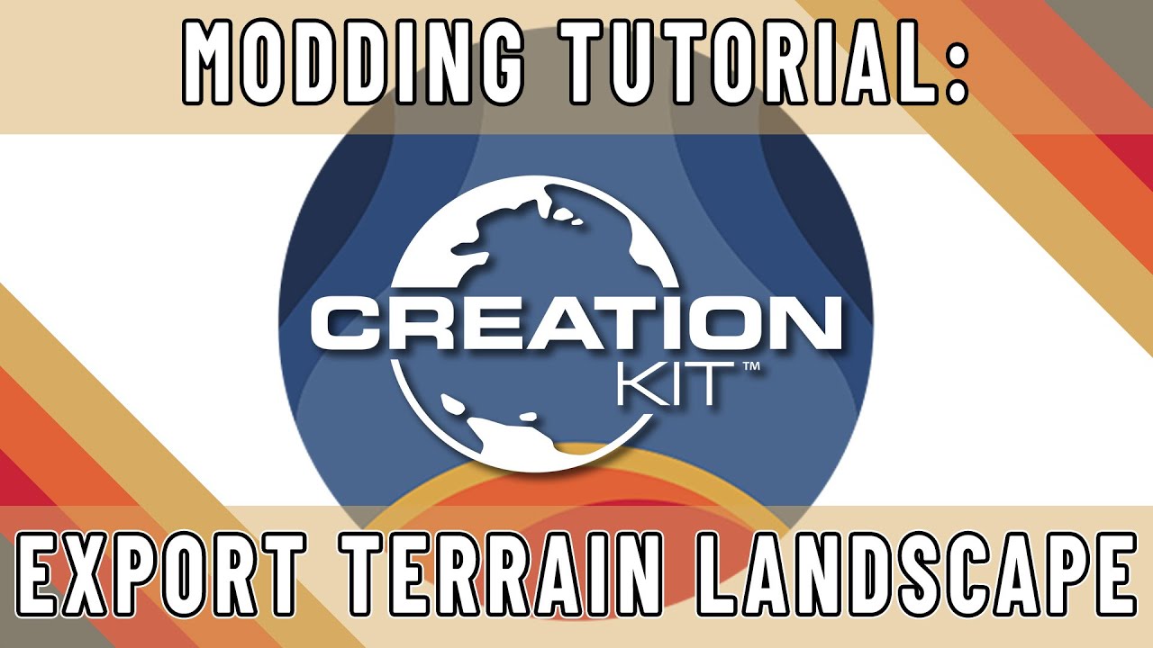 Starfield Creation Kit Export Terrain Landscape - YouTube