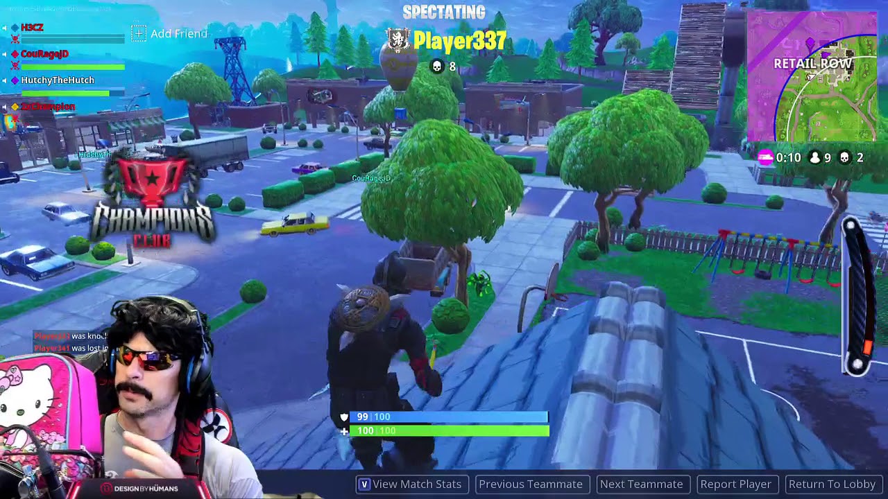 Mrs.Assassin Gives DrDisrespect his lunch - YouTube