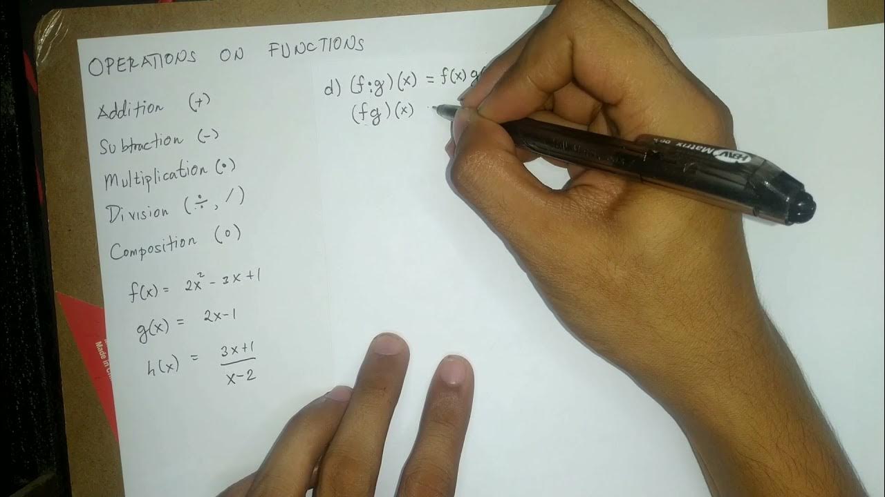 operations on functions - YouTube