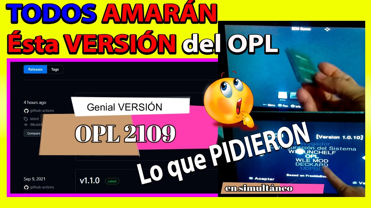 💥SUPER ACTUALIZACION DEL OPL 2109 🔴Todos los dispositivos de JUEGOS en ...