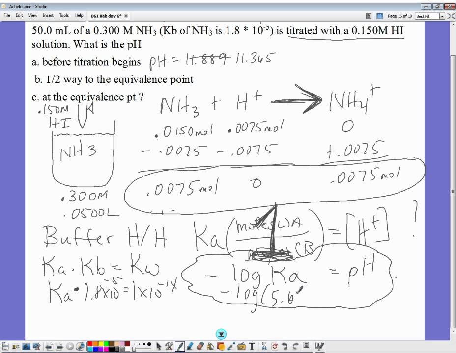 D63 D61 AB titration lesson #2 - YouTube
