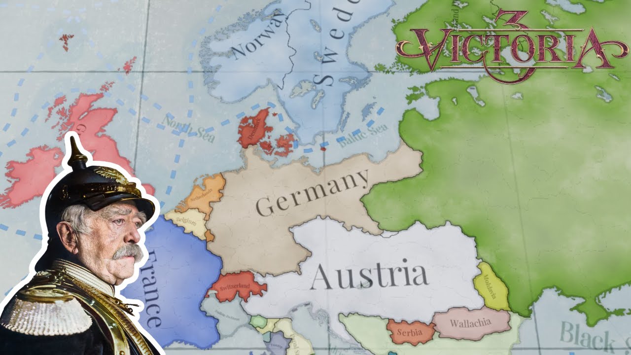 Germany Unification 1836 Victoria 3 Timelapse - YouTube