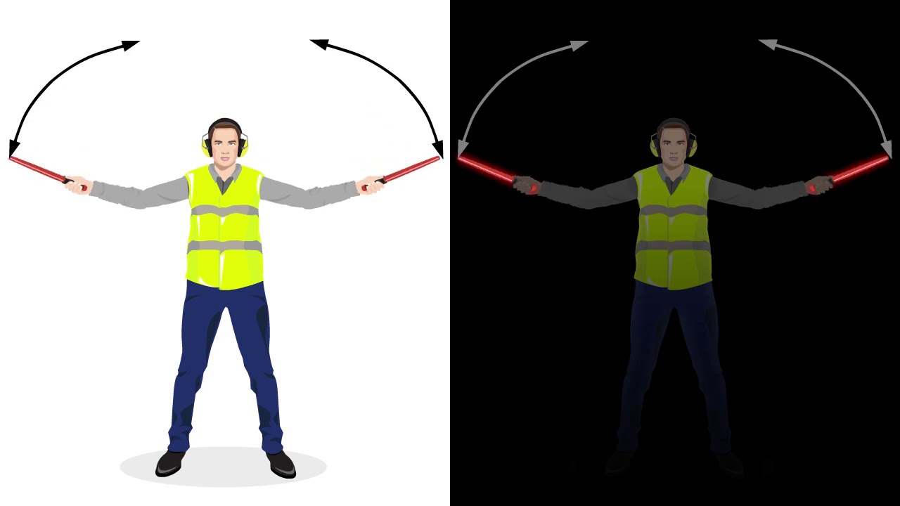 IATA Training | Marshalling hand signals - YouTube