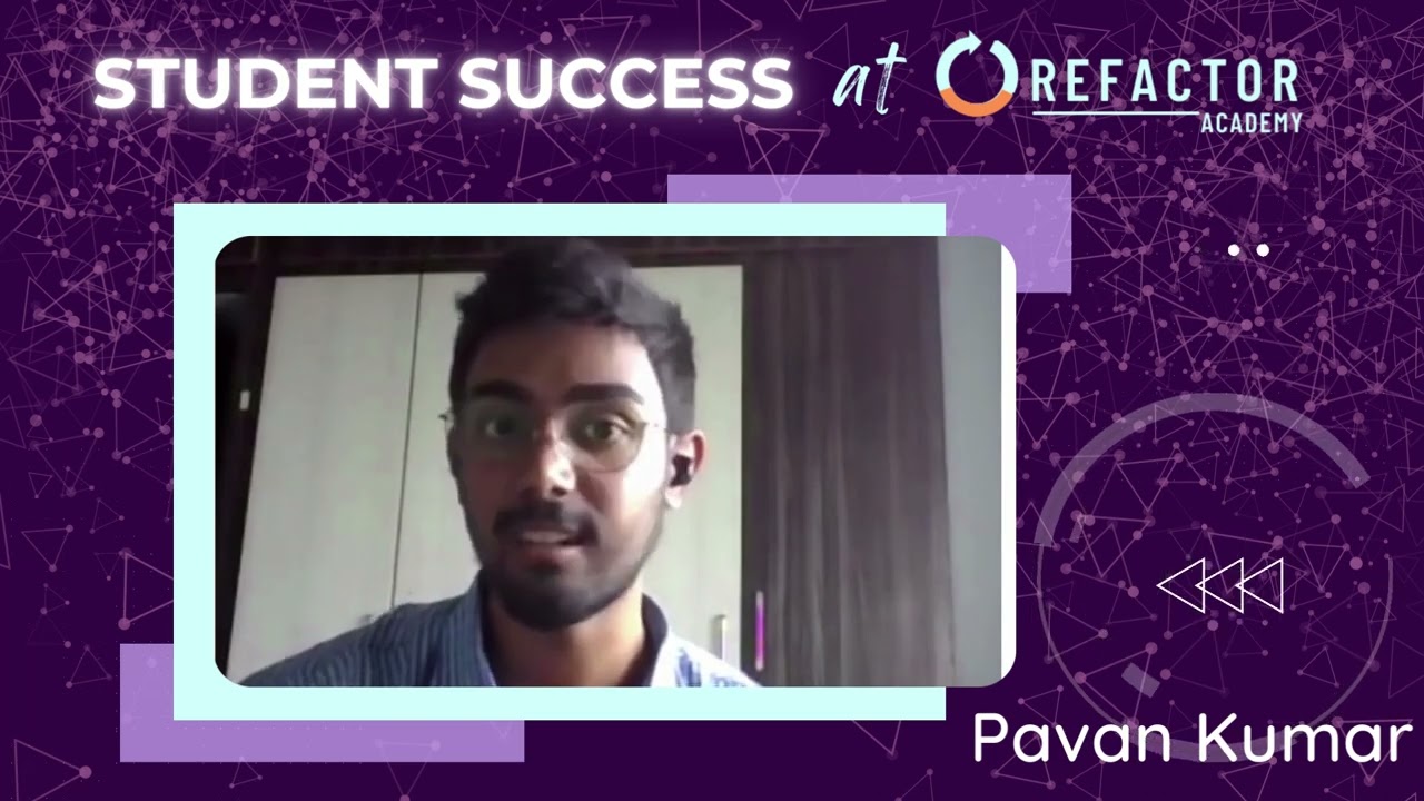 Pavan Kumar - Full Stack Web Developer graduated with Refactor Academy - YouTube