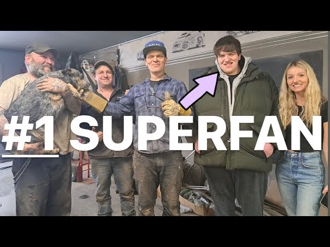 Our #1 super fan showed up while we were fabricating🥇 - YouTube