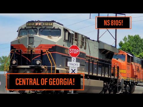 [HD] CENTRAL OF GEORGIA NS 8101 LEADS NS 224 IN NORTH KC + NS 8114 IN AVONDALE, BNSF ACTION ...